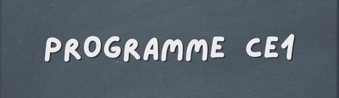 Programme scolaire en CE1 - digiSchool